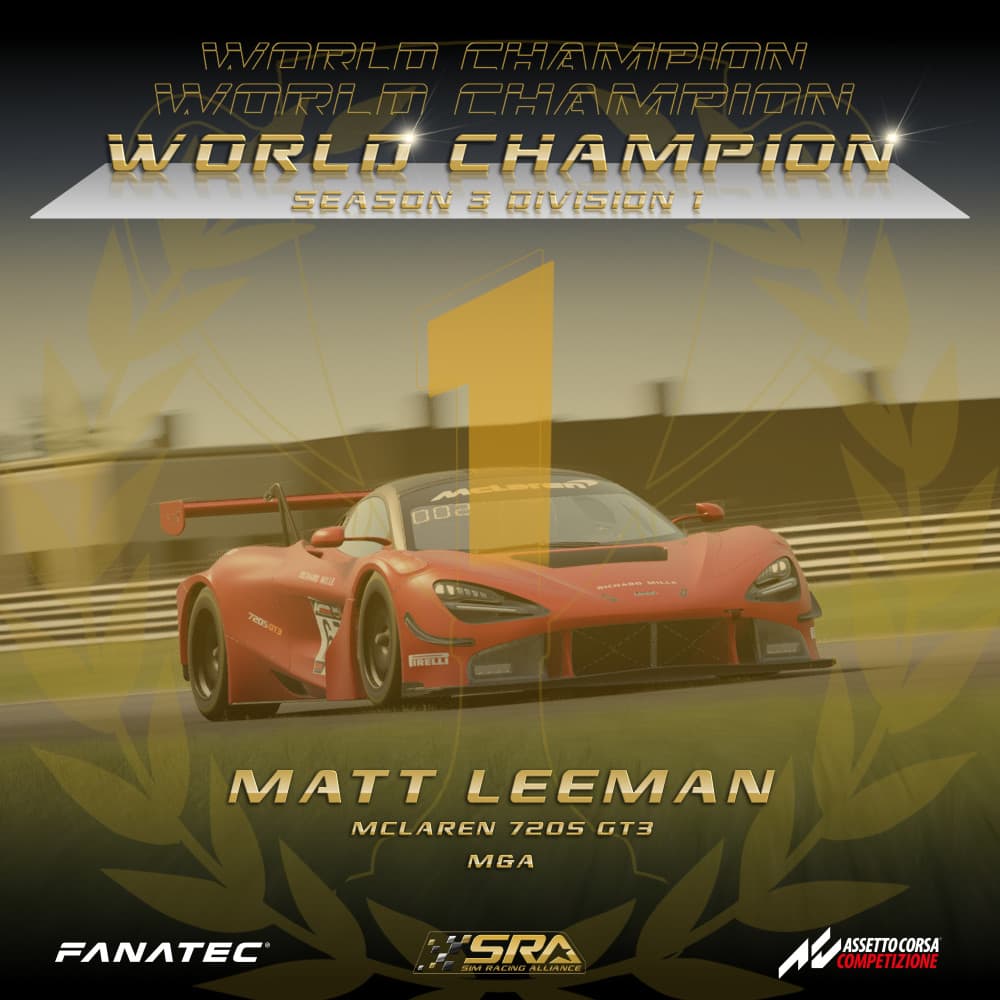 Accolades - About Us - Sim Racing Alliance